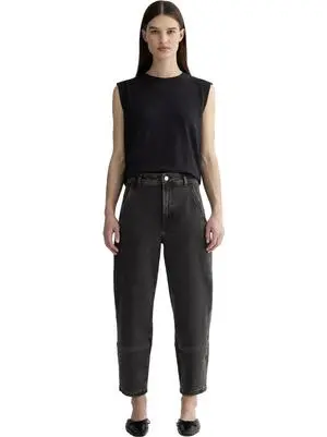 Everlane Utility Barrel Jean Washed Black | Regular